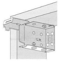 The front edges of the brackets must be aligned. Support brackets, if ...
